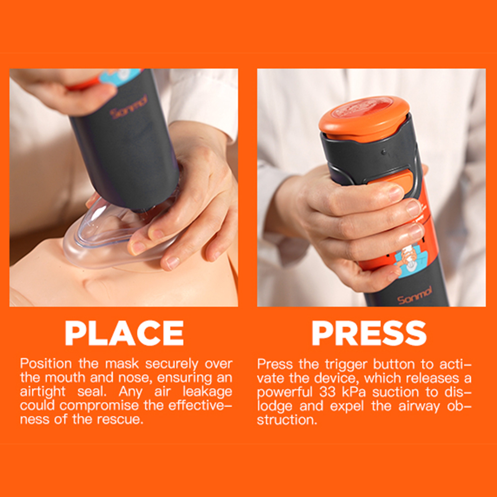 Sonmol Automatic Choking Rescue Device for Kids and Adults with 3 Masks ...