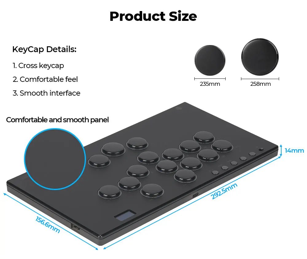 Haute42 E16 Mirrored Hitbox Leverless Controller For PC / PS4 / PS5 ...