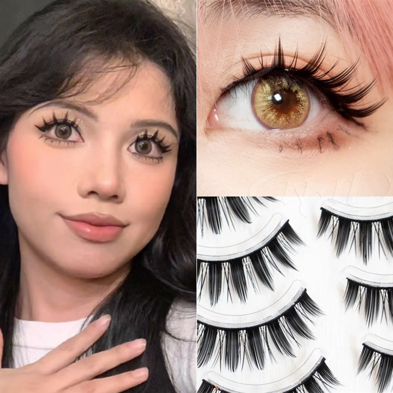 Minijumie A whole bunch of novice false eyelashes Thick Eyelashes ...