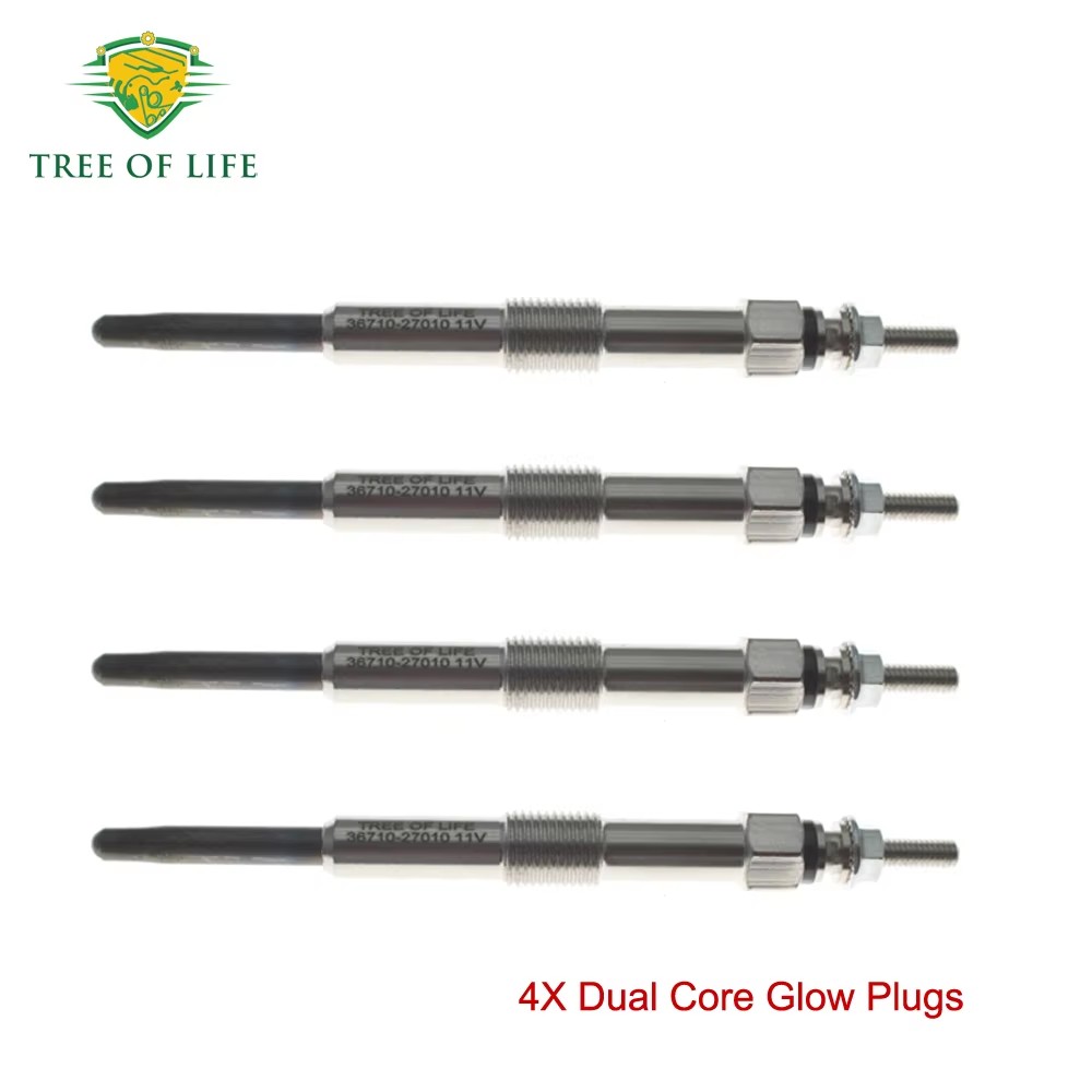 4x New Glow Plugs 11V For KIA Sportage II Magentis Carens II Cerato ...