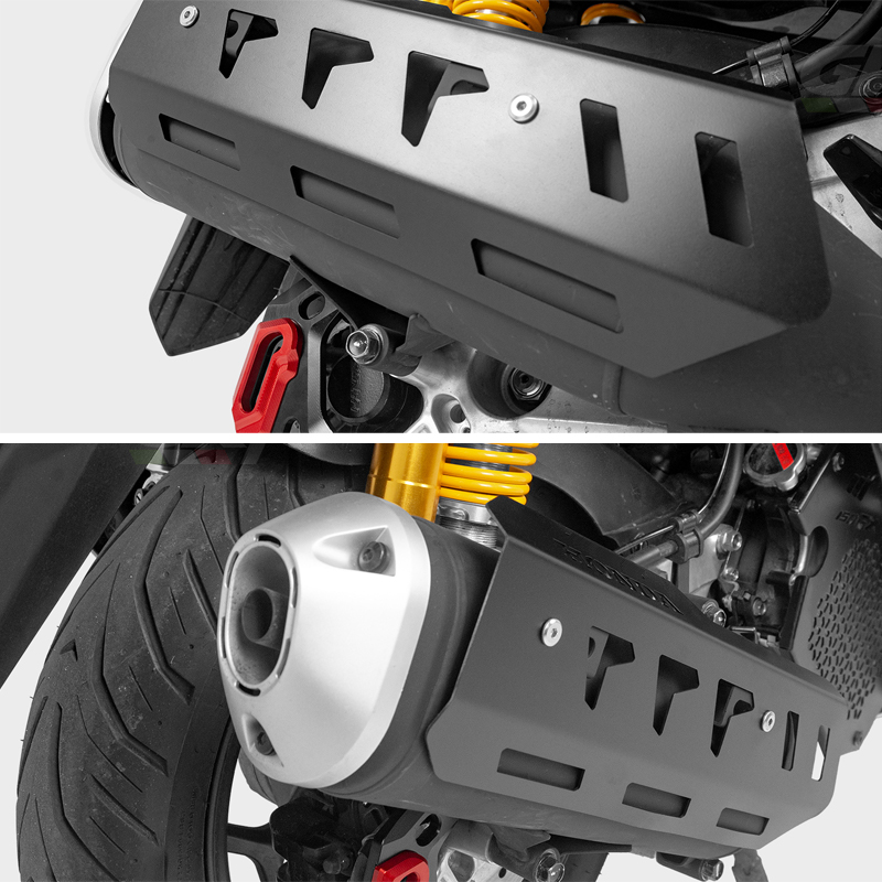 Honda PCX160 modified exhaust pipe protective cover stainless steel | Shopee Philippines