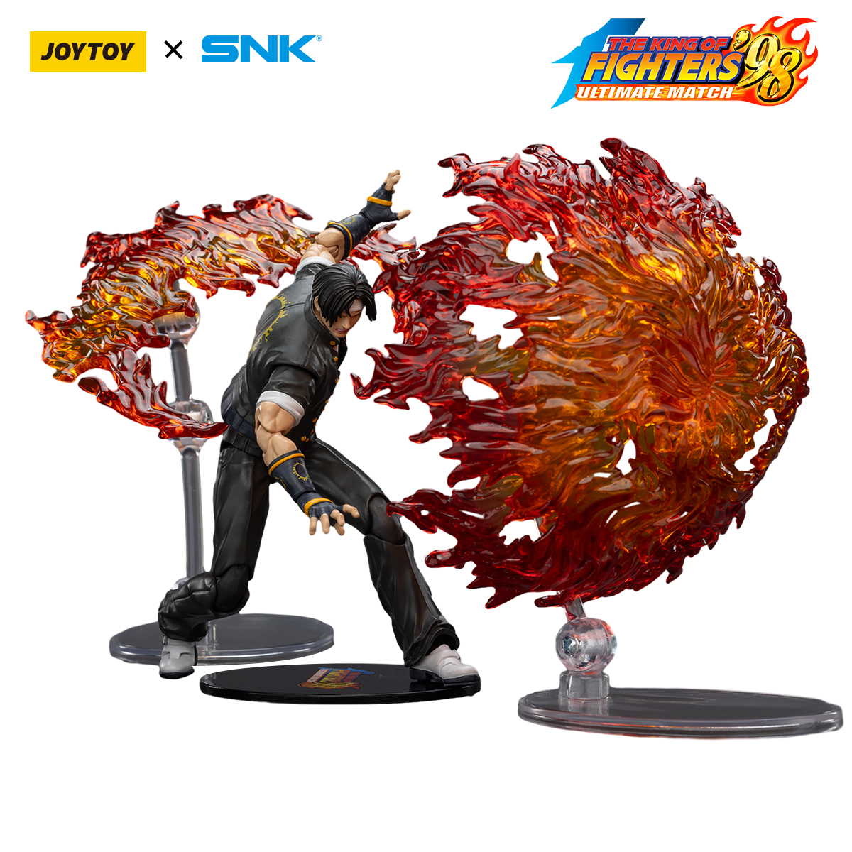 JOYTOY KOF 98UM Hero Team Kyo Kusanagi Benimaru Nikaido Goro Daimon SNK ...