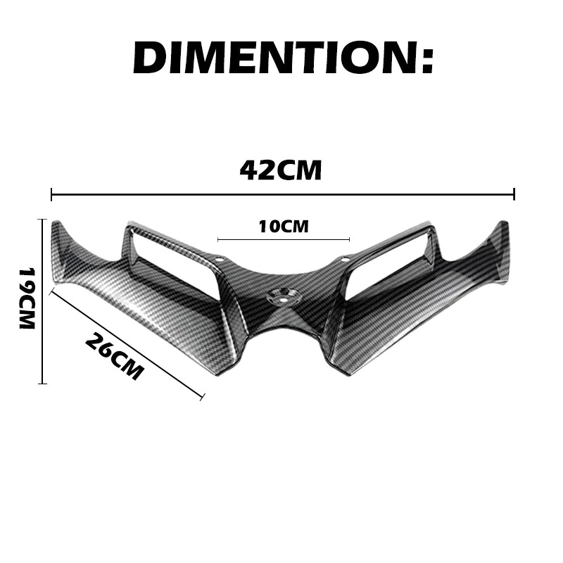New Models Motorcycle Winglet Aerodynamic Wing Kit Spoiler For Honda ...