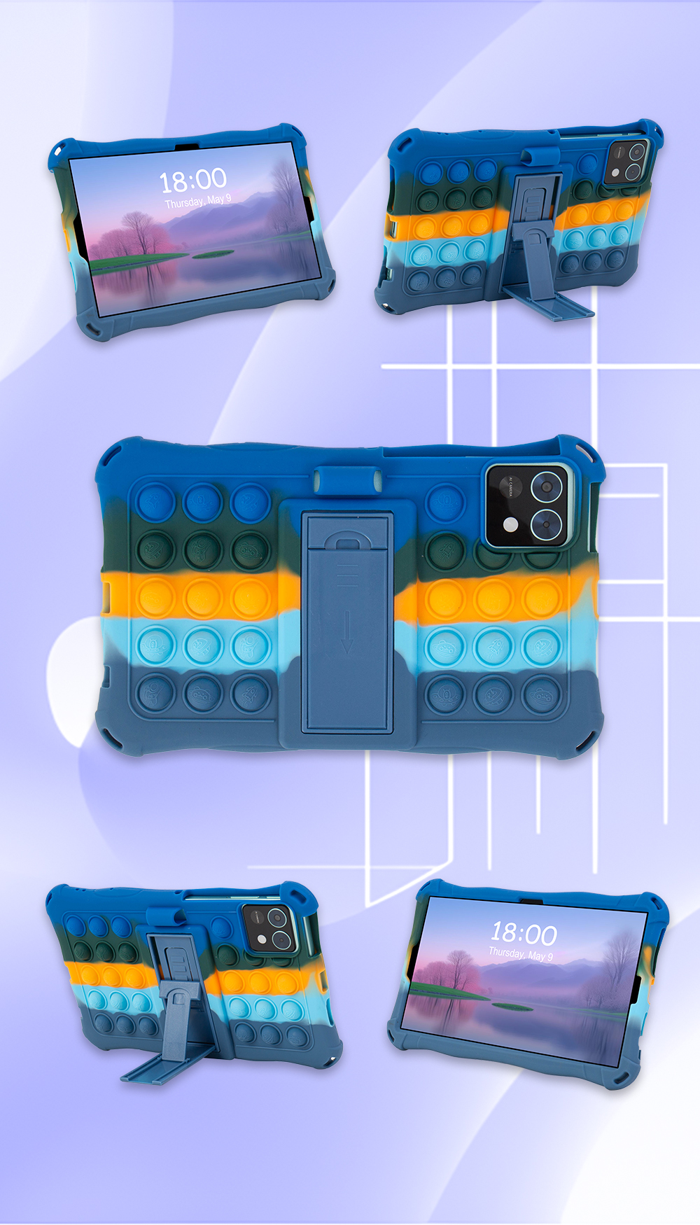 for Alldocube iPlay 70 Mini Ultra 8.8 Inch Tablet Case Ajustable Stand ...