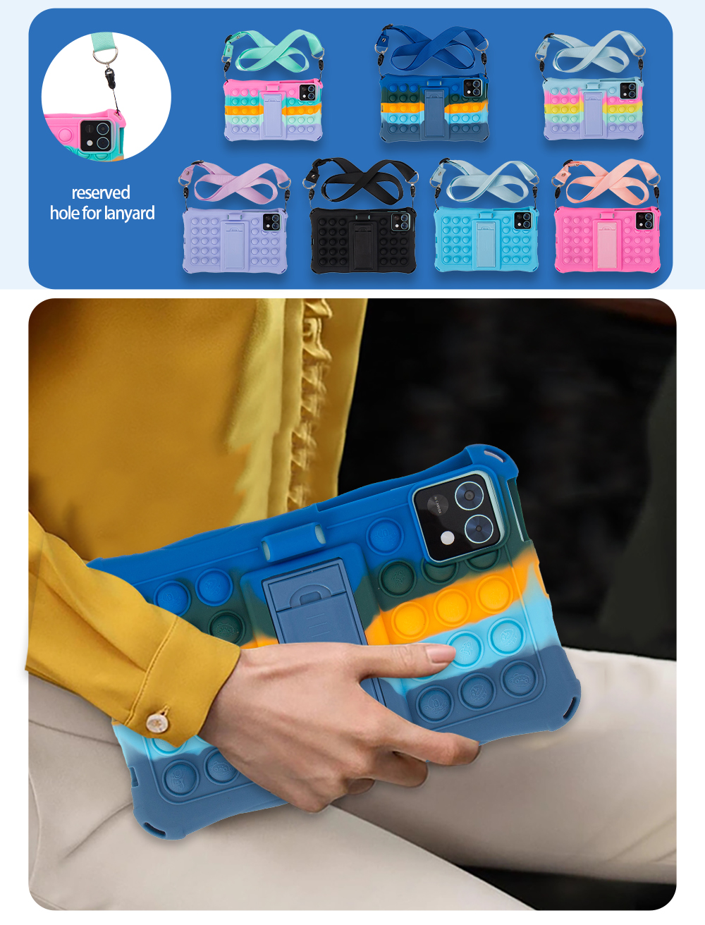 for Alldocube iPlay 70 Mini Ultra 8.8 Inch Tablet Case Ajustable Stand ...