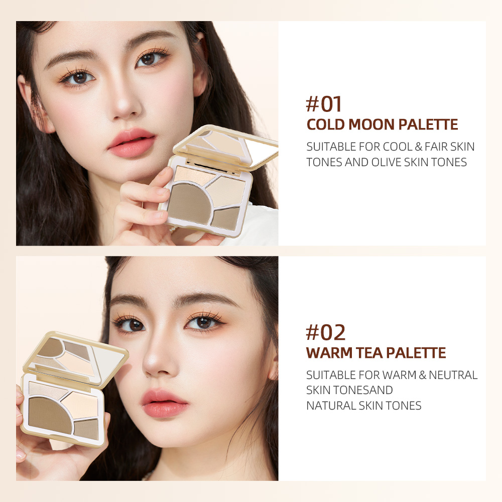 【Sculpt & Glow Kit】JMCY 3-in-1 Contour Palette Effortless Sculpting for ...