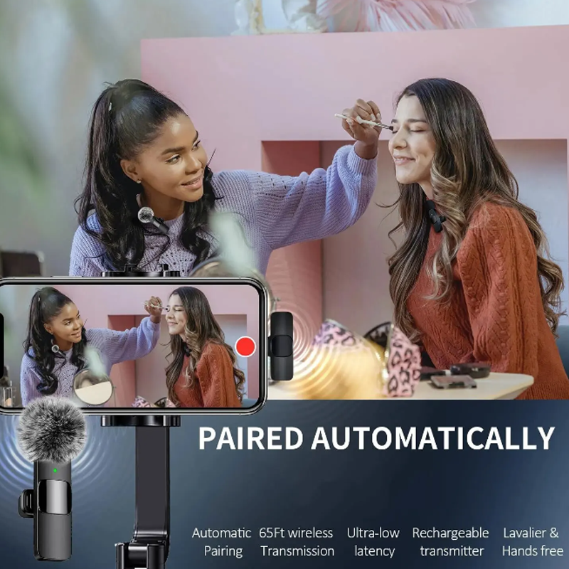 Portable Lapel Wireless Microphone 2.4G for Teaching Mini Mic for ...