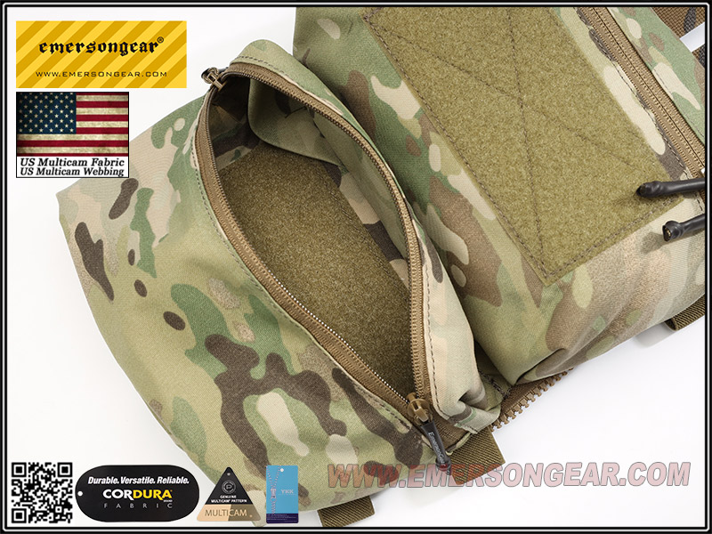 EmersonGear Outdoor Tactical Vest Back Expansion Panel FRO Style V5 ...