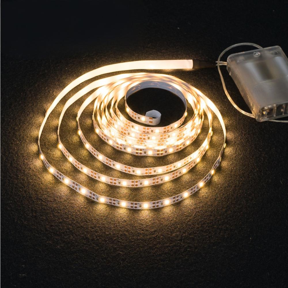 Battery-Powered LED Strip Light - SMD2835 Flexible Lighting Ribbon in ...