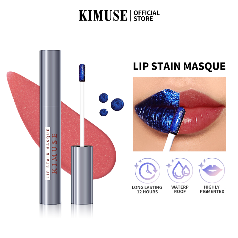 KIMUSE Peel Off Lip Stain Masque Long Lasting & Waterproof Matte Finish ...