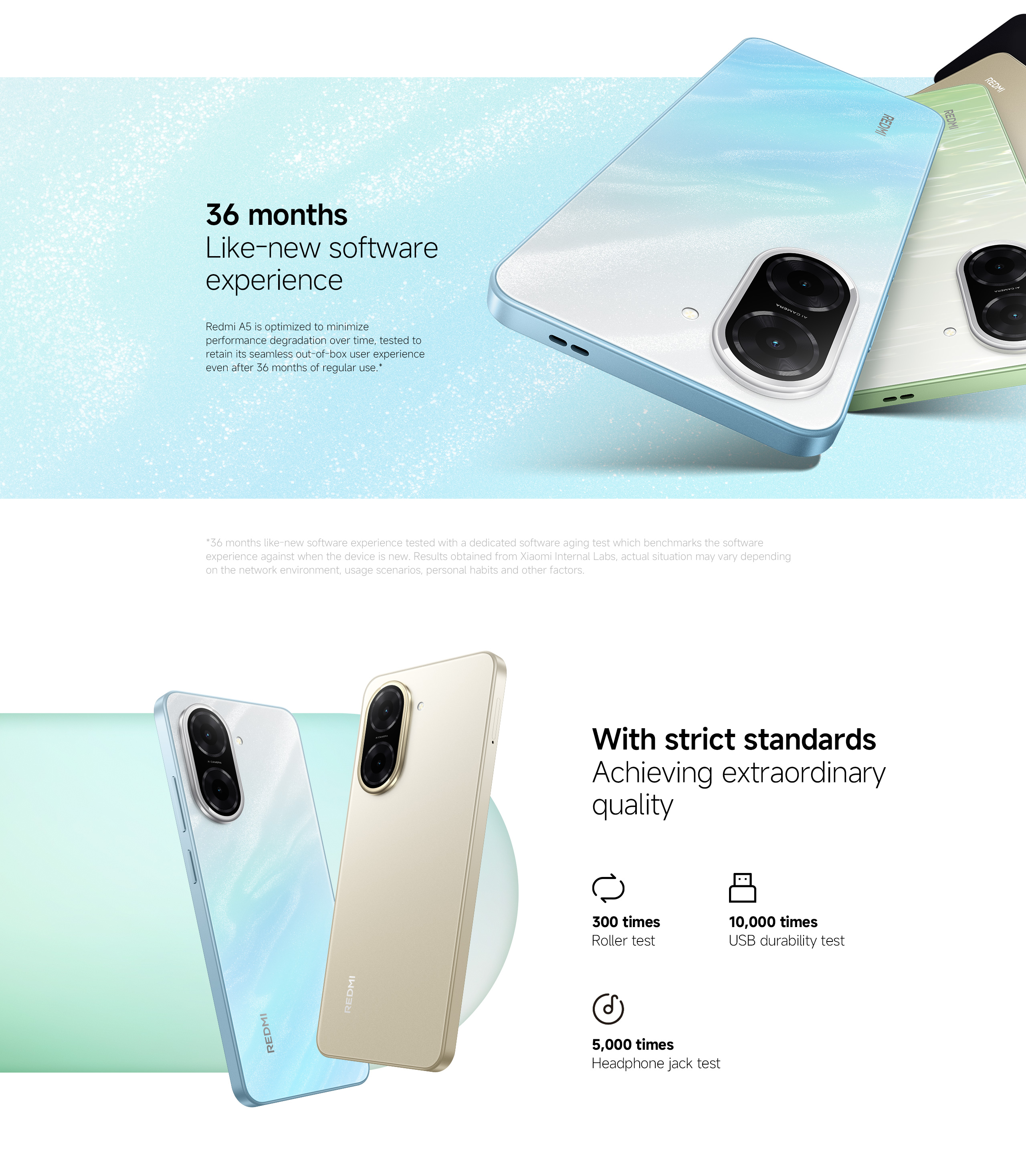 Redmi A5 Smartphone | 3GB+64GB/4GB+128GB, 32MP AI Dual Camera ...