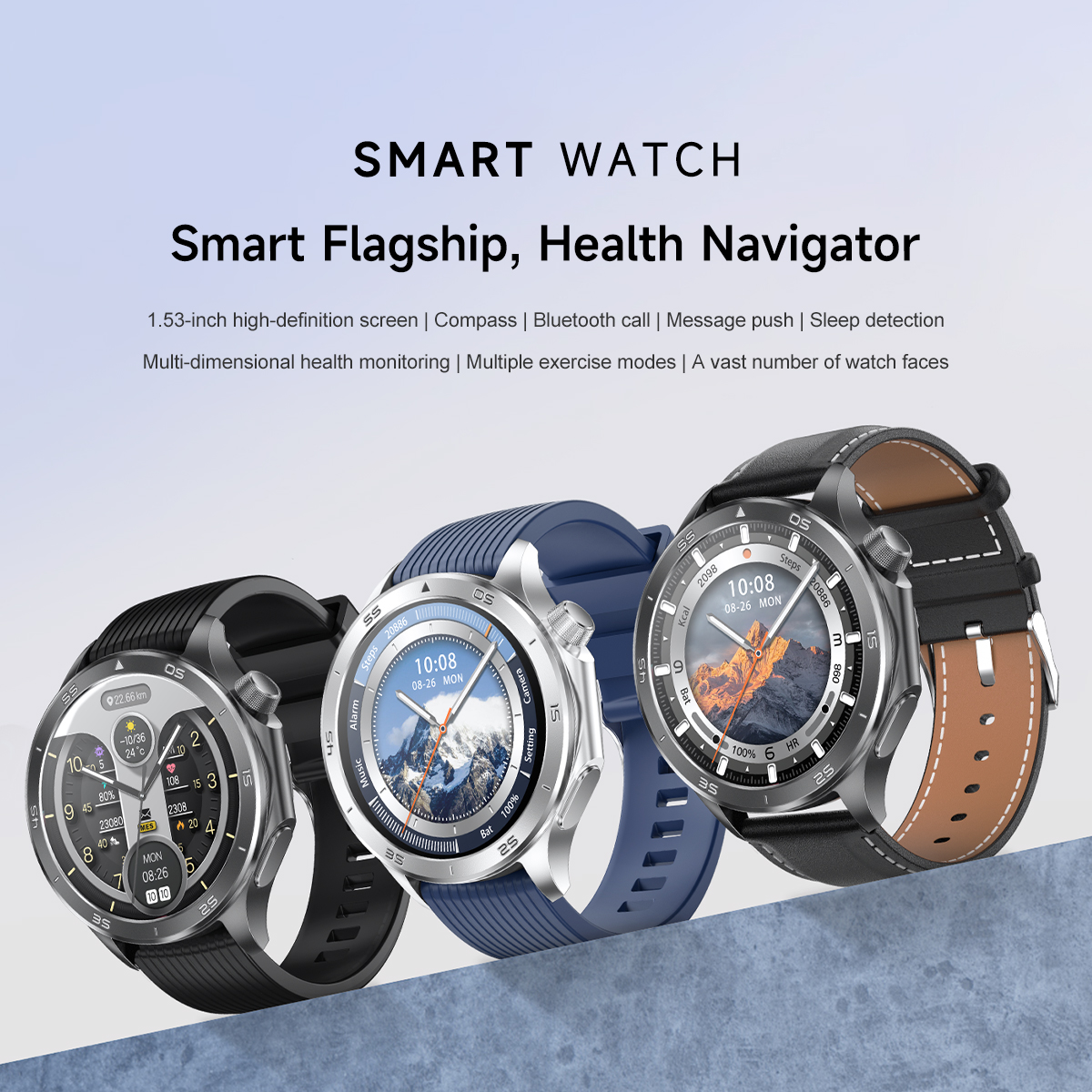 For New OPPO Watch X2 Max Smart Watch Man's HD Screen BT Call Men Watch ...