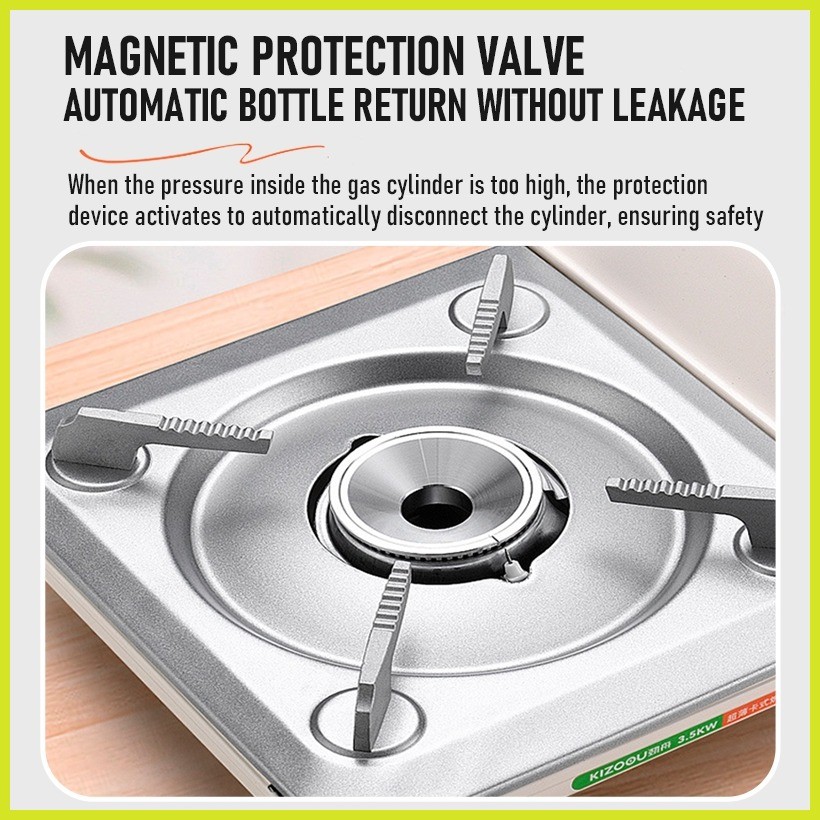 Butane Gas Stove Ultrathin Portable - 3500W Camping Piezo Ignition ...