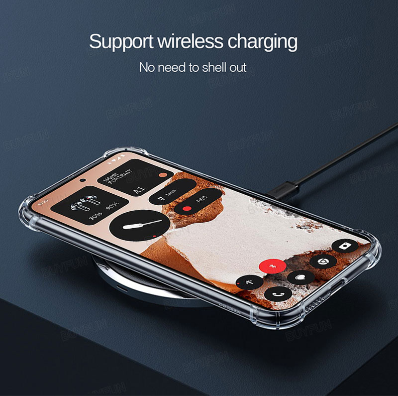 Air-bag Case Bumper Cover Transparent Clear Antiknock Soft TPU Shell ...