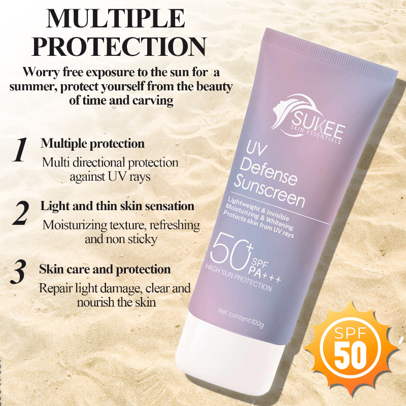 [2PCS] SUKEE Sunscreen UV Defense Sun Screen SPF50+ Moisturize Skin ...