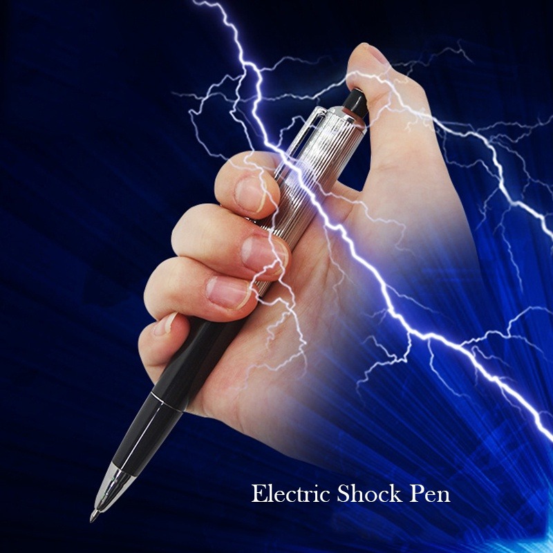 Funny Novelty Electric Shock Pen Utility Gadget Gag Joke Prank Tricky ...