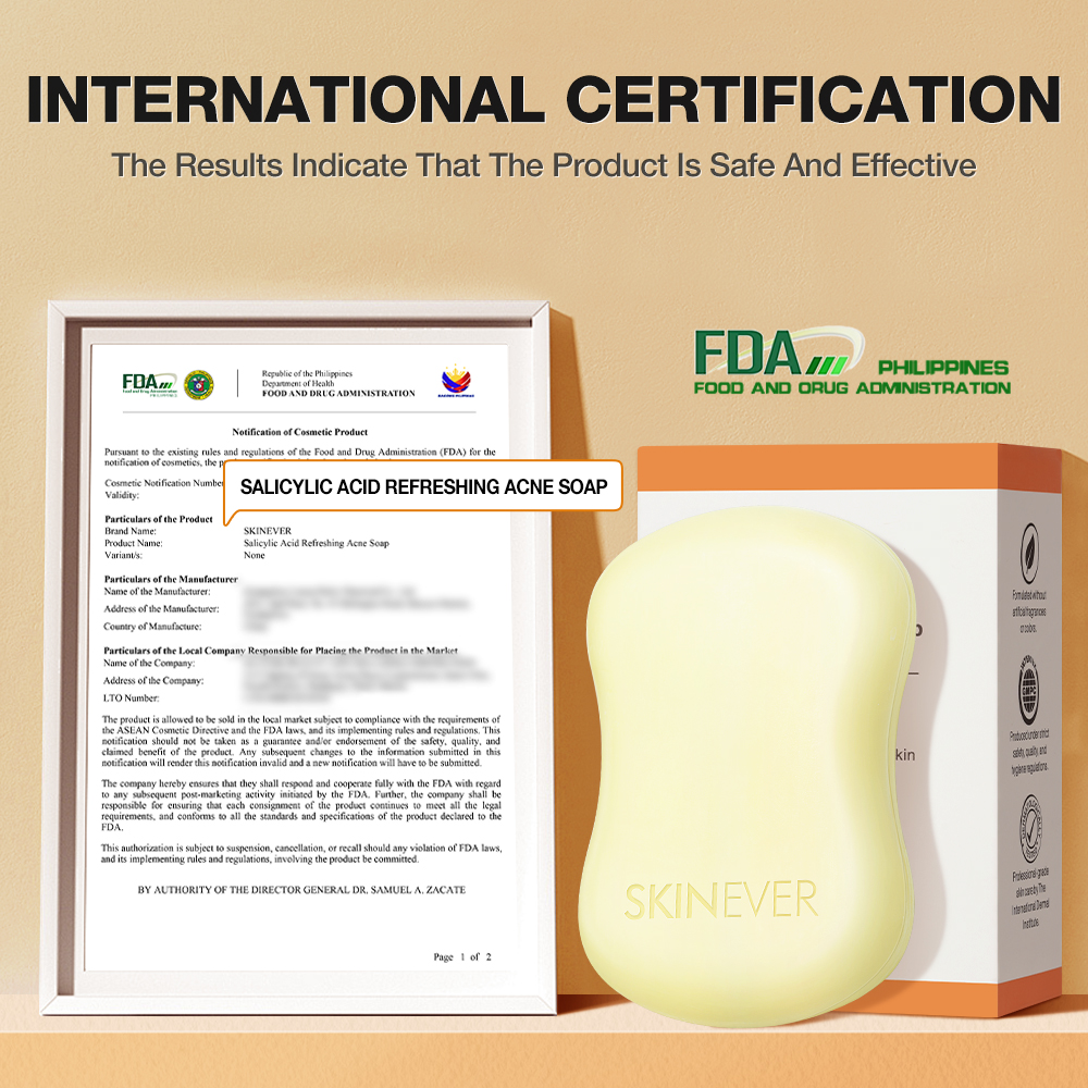 (Buy 1 Take 1)SKINEVER Salicylic Acid Soap Niacinamide Brightening ...