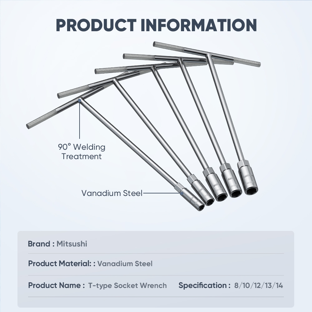 MR Tools T Wrench Long and Short 8mm-10mm-12mm-14mm Original Flyman ...