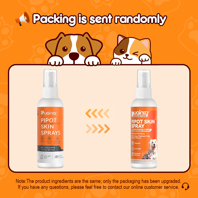 PUAINTA Antifungal Pipot Skin Spray for Dog and Cat Pet Skin Disease ...