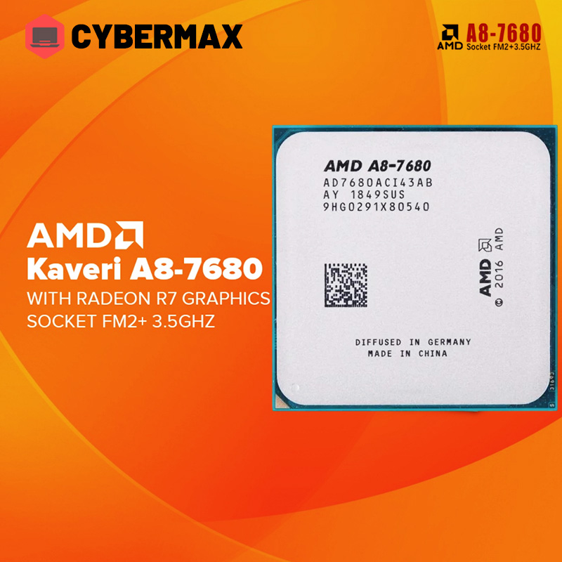 AMD A8-7680 Desktop Processor CPU Quad Core 4 Thread 3.50GHz With Radeon R7 Graphics | Shopee ...