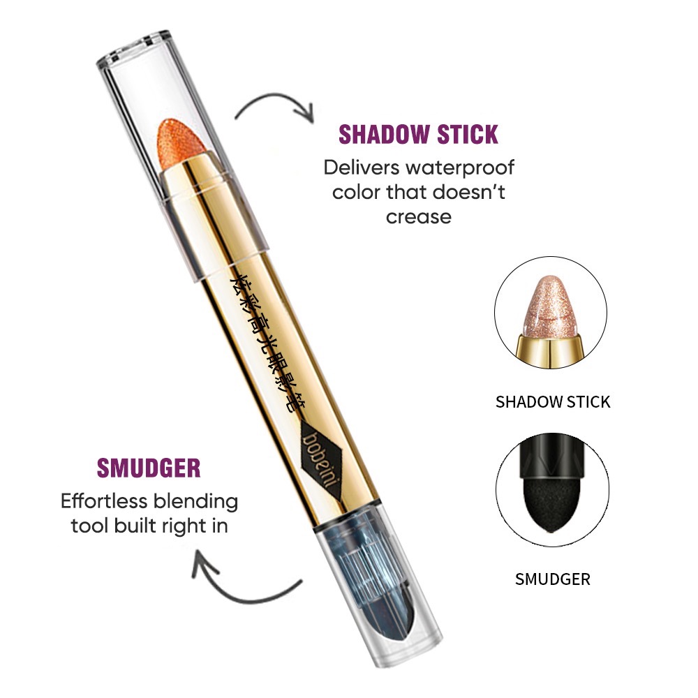 Double-Ended Eyeshadow Pencil For Contouring And Highlighting, Non ...