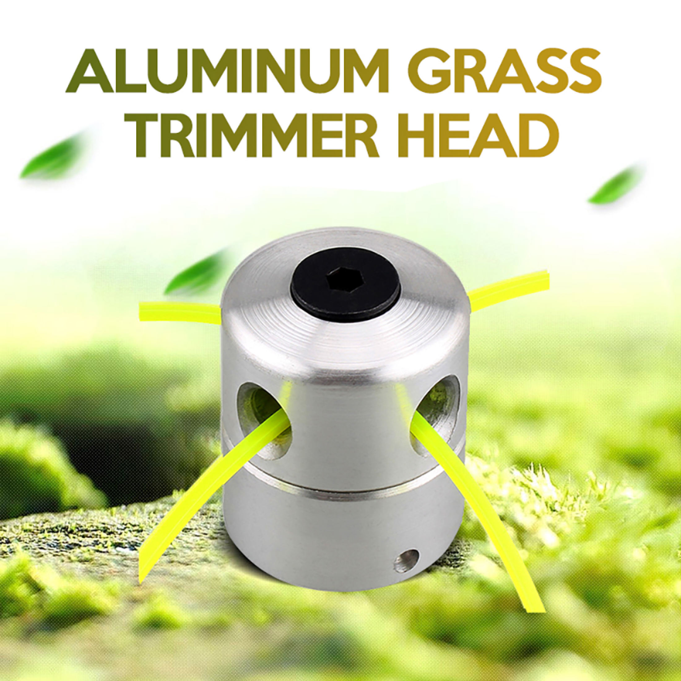 Universal Aluminum Trimmer Head with Four Trimmer Lines for Brush ...