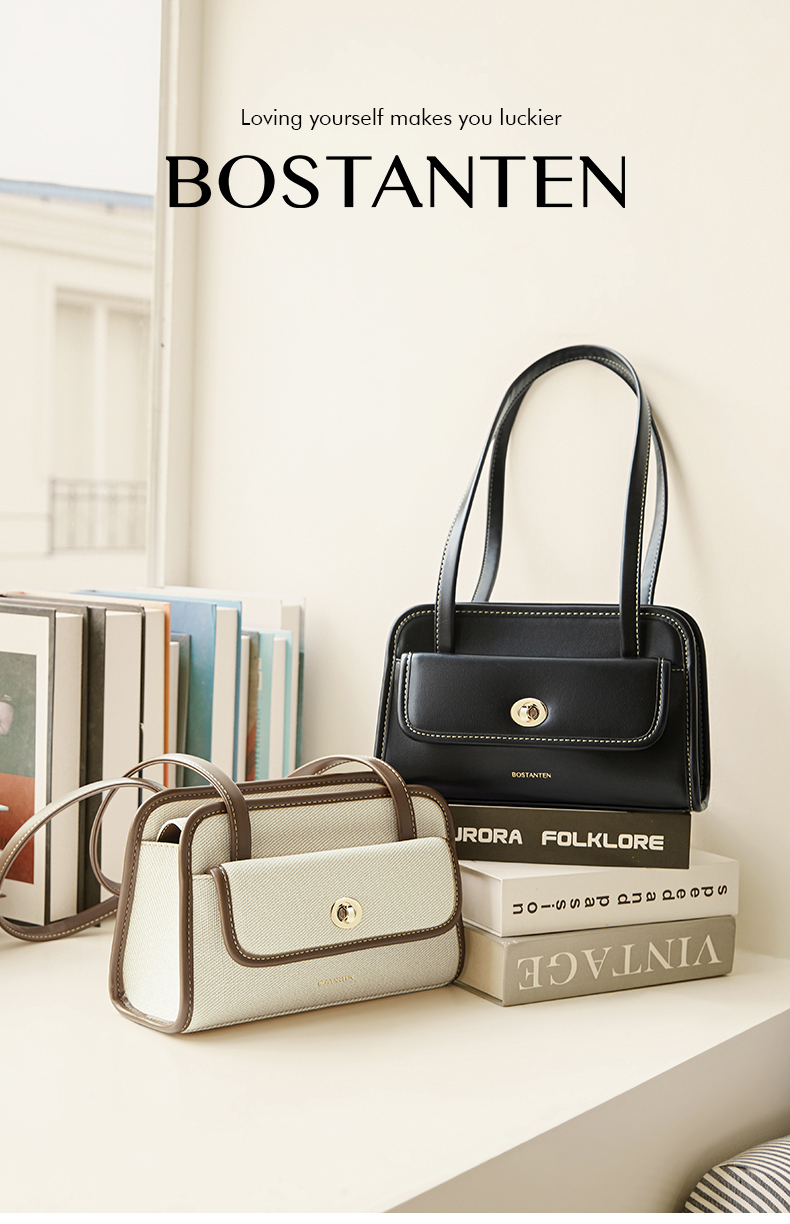 Bostanten Fashion Shoulder Bag 2 materials to choose from Bag For Woman ...