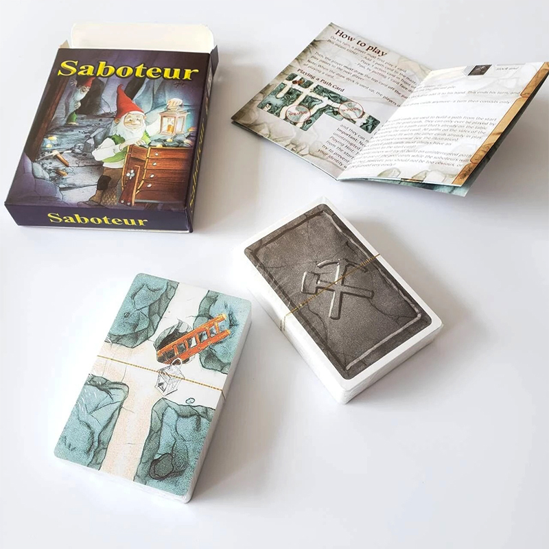 Saboteur Board Game Cards - Dwarf Gold Mine Digging Miner Board Game ...