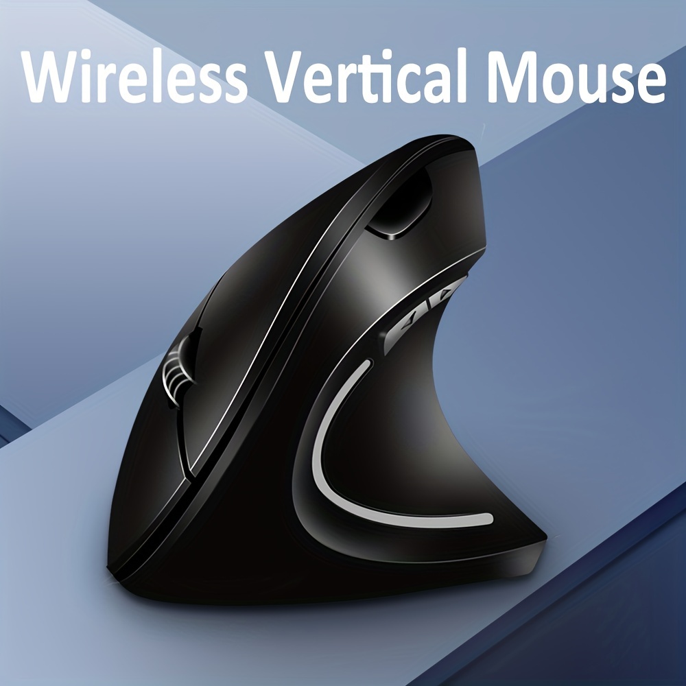 Vertical Wireless Mouse USB PC Laptop Office Home Ergonomic Mouse ...