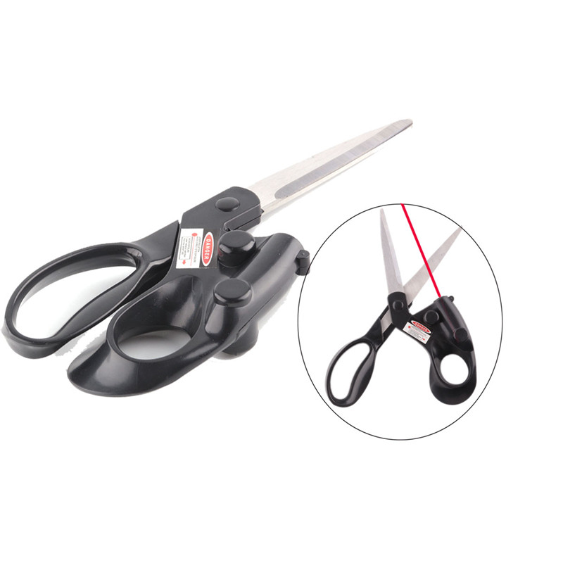{Spot goods} Sewing Scissors DIY Infrared Positioning Laser Stainless ...
