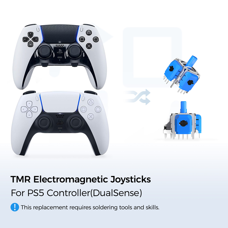 AKNES TMR Electromagnetic Joystick for PS5 Edge Controller PS4 ...