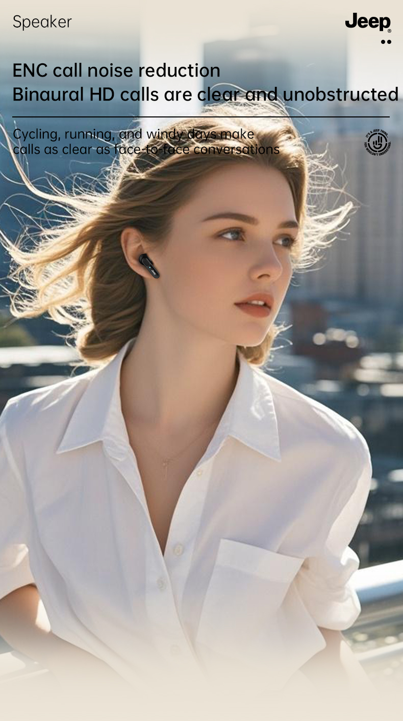 Jeep EW133 TWS True Wireless Bluetooth Earphones HD Calls Noise ...