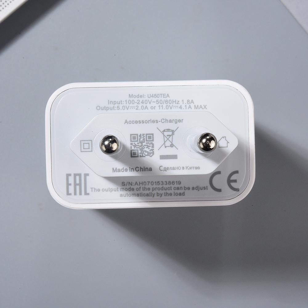 Original Tecno 45W EU Charger Super Fast Charging Power Adapter 6A USB C Cable For TECNO Camon ...