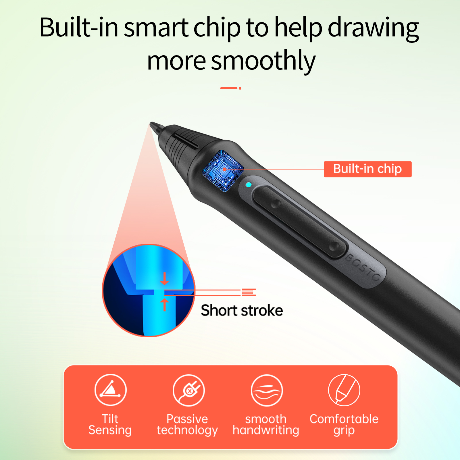 BOSTO 12HD-A H-IPS LCD Graphics Drawing Tablet Digital Graphic Drawing ...