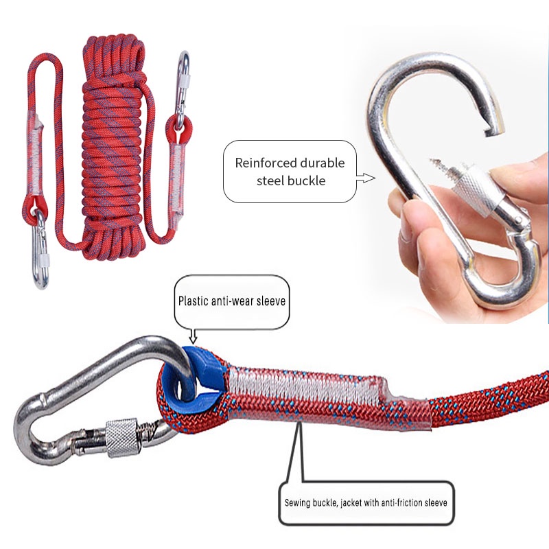 【COD】Static Utility Rope Safety Rope Climbing Rappelling Rescue Escape ...