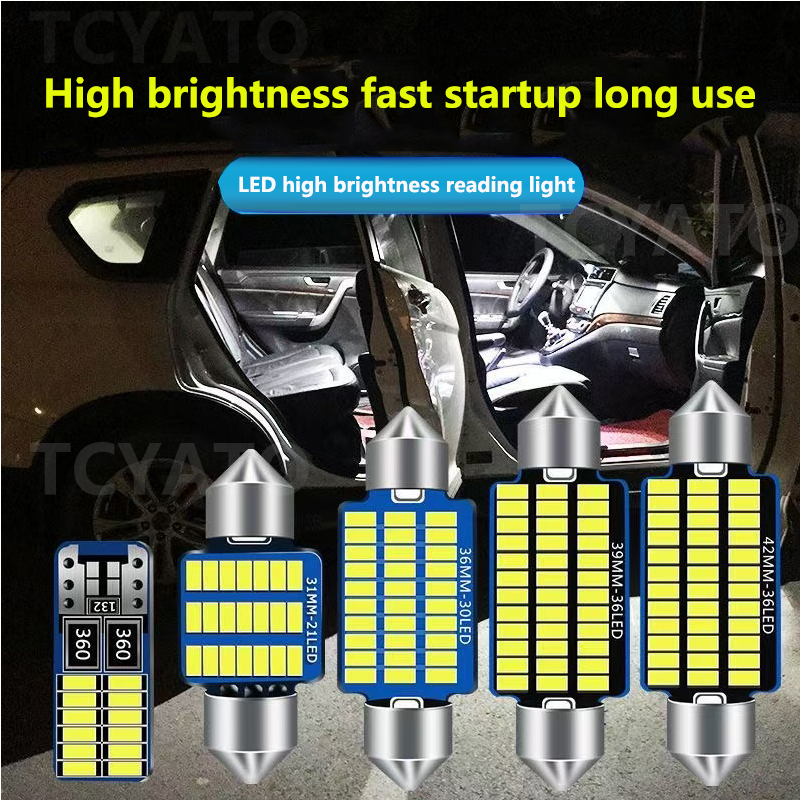Universal Car Interior Dome Light LED - 10x31mm, 18 SMD, Fits All ...