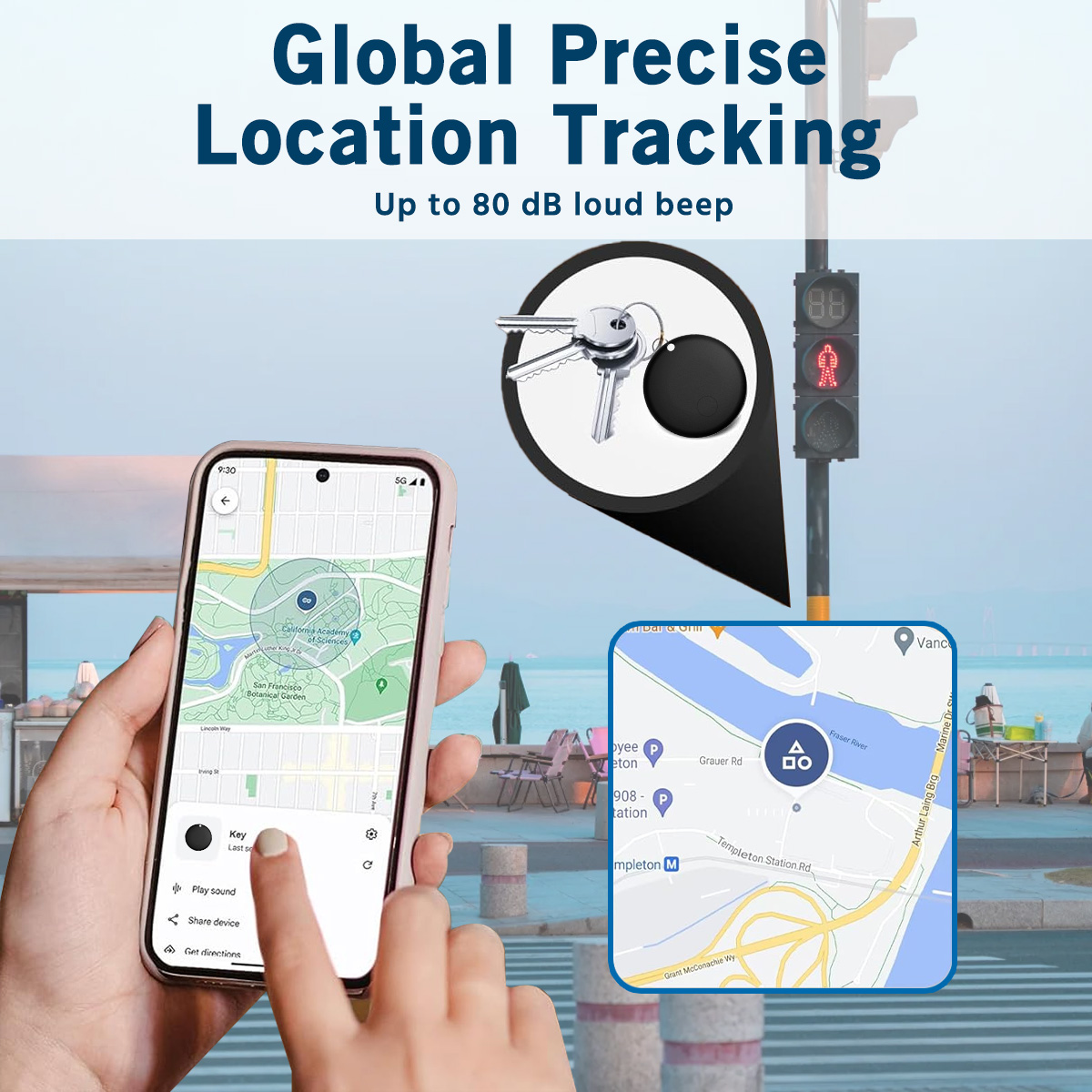 Real Time GPS Anti Loss Tracker, Worldwide Accurate Tracking Anti-lost Device (Only for Android ...