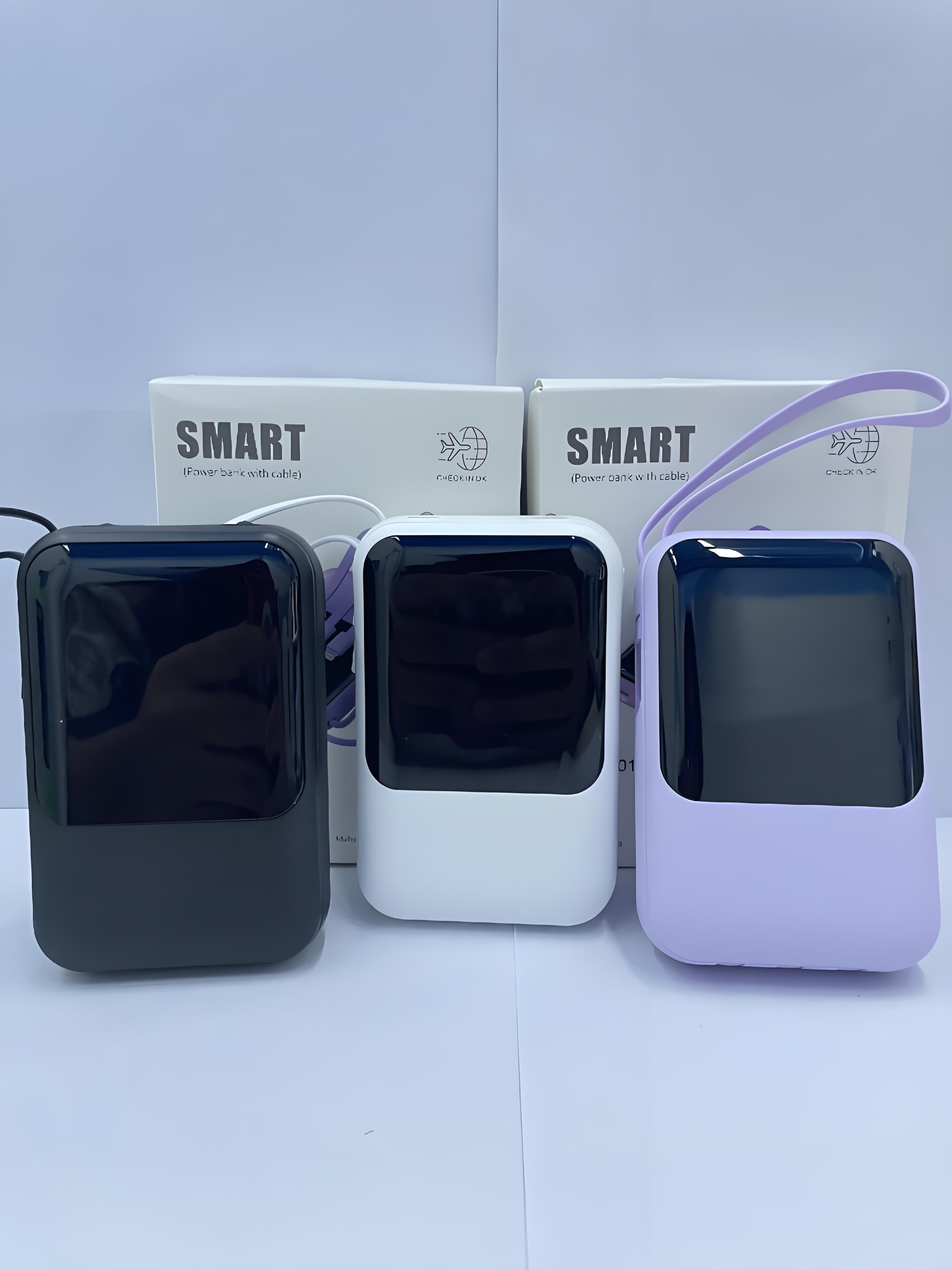 Yookie 10000mAh portable power bank with lanyard and four charging ...