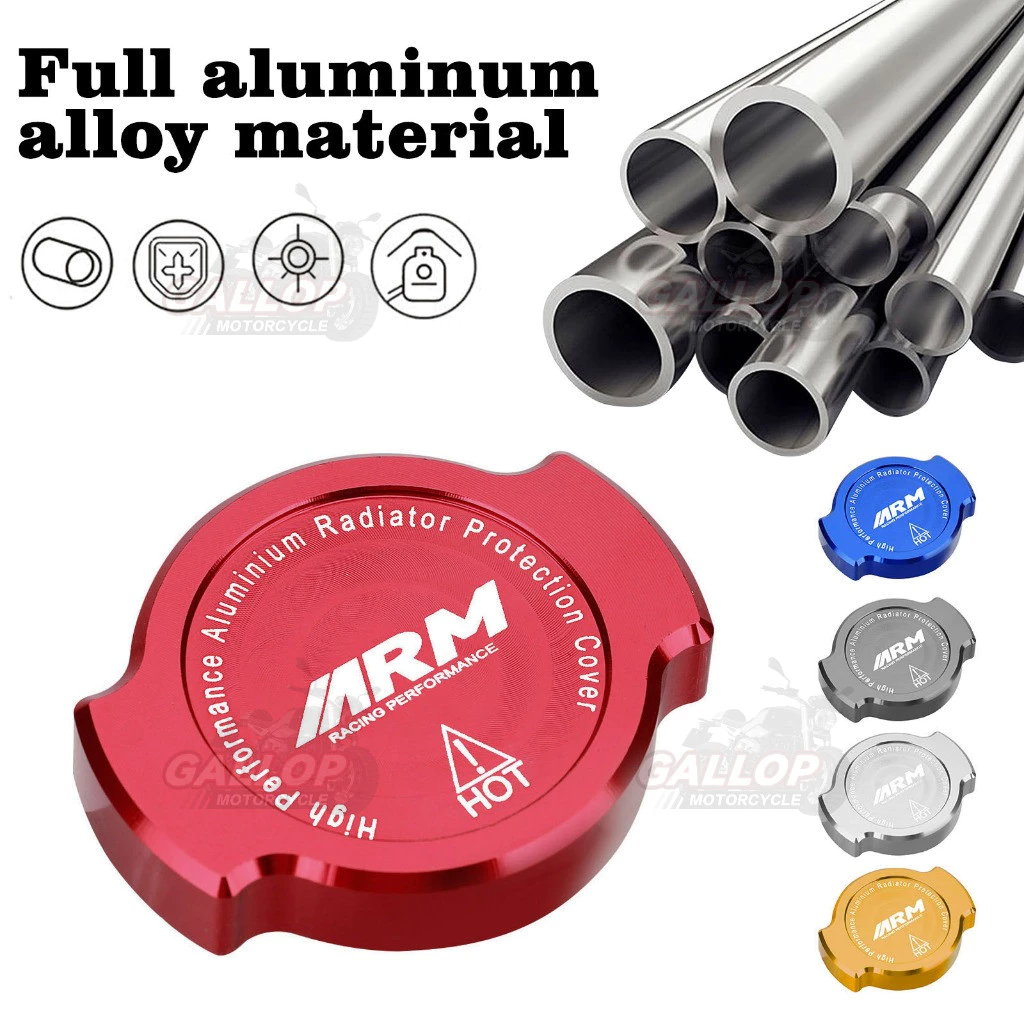 Arm Radiator Cap Cover Universal Full Cnc Aluminum with Sticker for ...