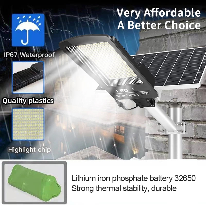 30 Years Warranty JD Solar Light Solar Street Lights Waterproof LED ...