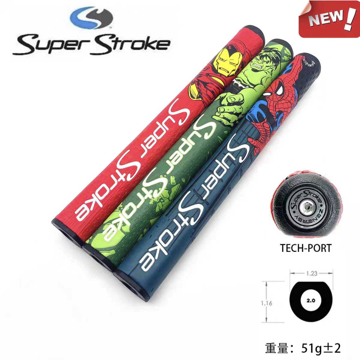 New Marvel Series Grip 2025 Superstroke Golf Putter Grip TOUR 2.0 ...