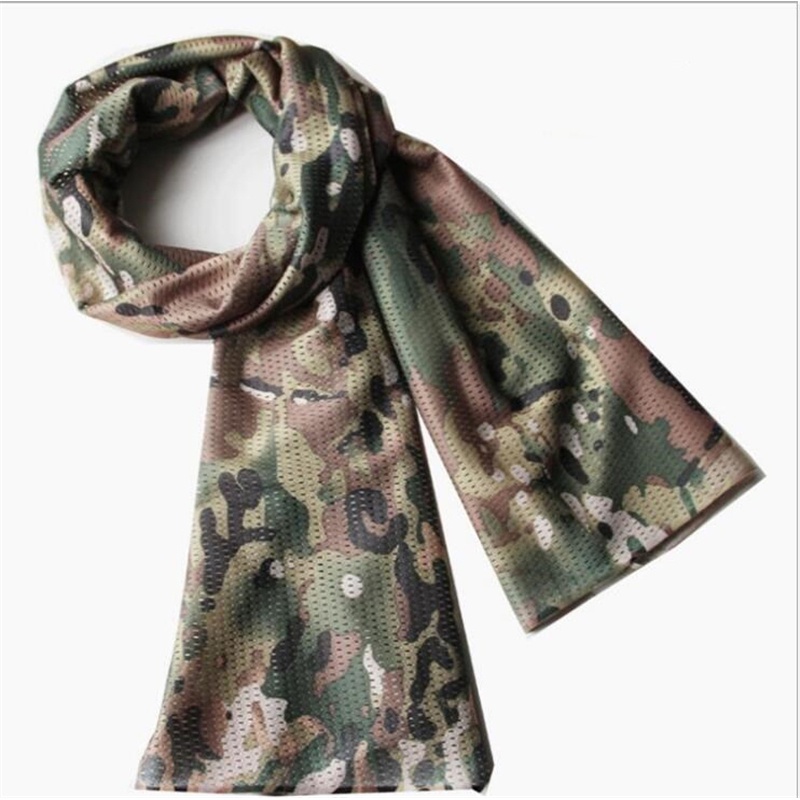 Military Tactical Camouflage Scarf for Men Women Mesh Square Breathable ...