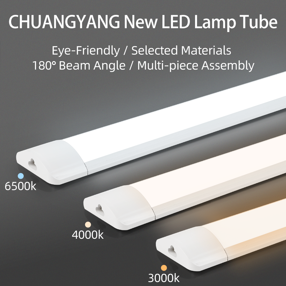 CHUANGYANG Tube Light Tricolor Dimming T5 T8 Light Bar Tube Light Led ...