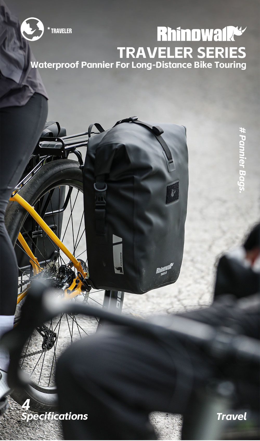 Rhinowalk Traveler Series- bicycle Waterproof Pannier Bag (6L/12L ...
