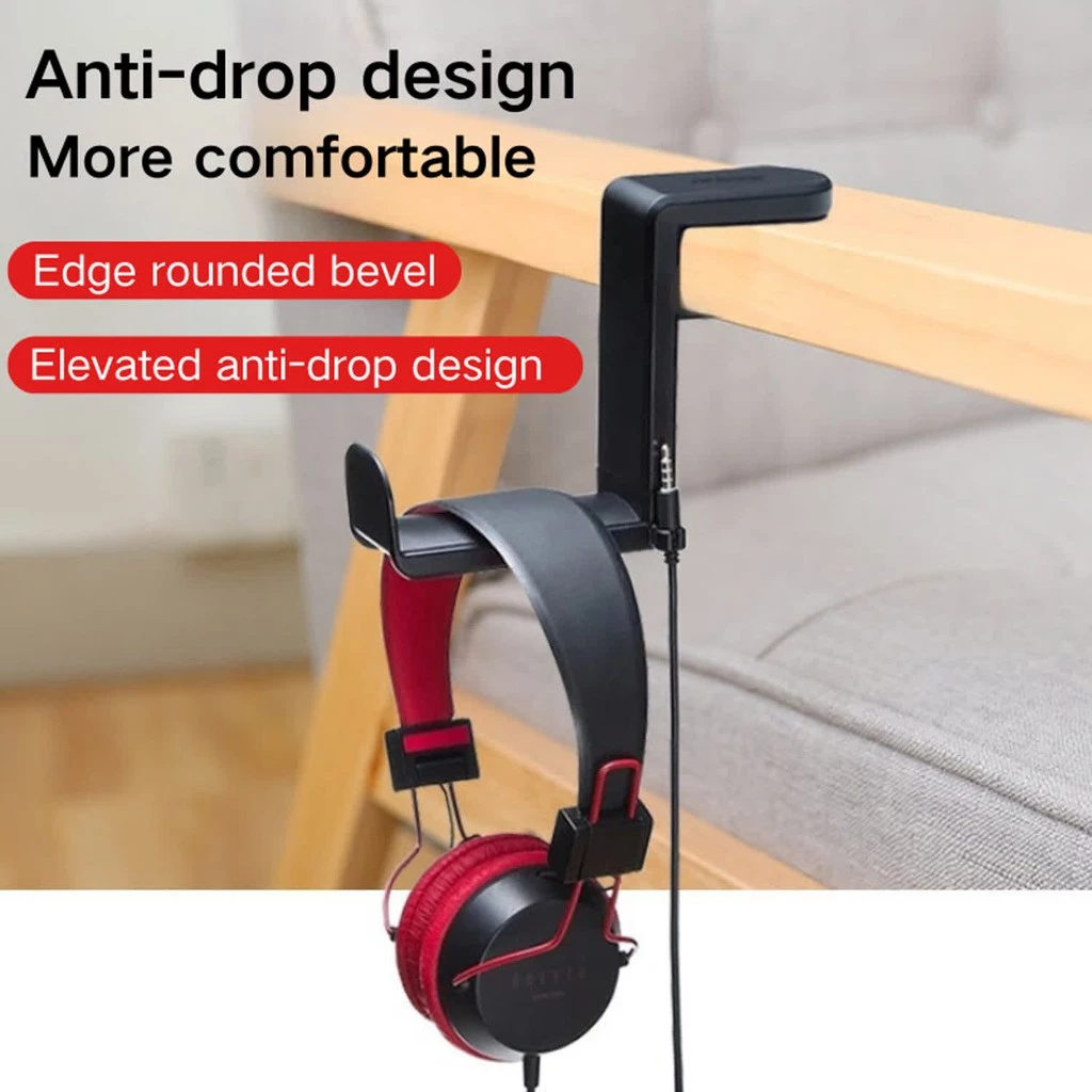 360-Degree Rotating Headphone Hook Holder for Gaming Headsets ...