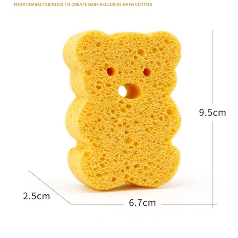 Sponge Animal Shape Sponge Baby Bath Brush Bath Spa Sponge Clean Scrub ...