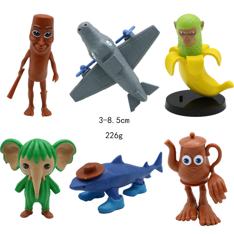 1Pack Random Italian Brainrot Tung Tung Tung Sahur Figure Card Toy ...