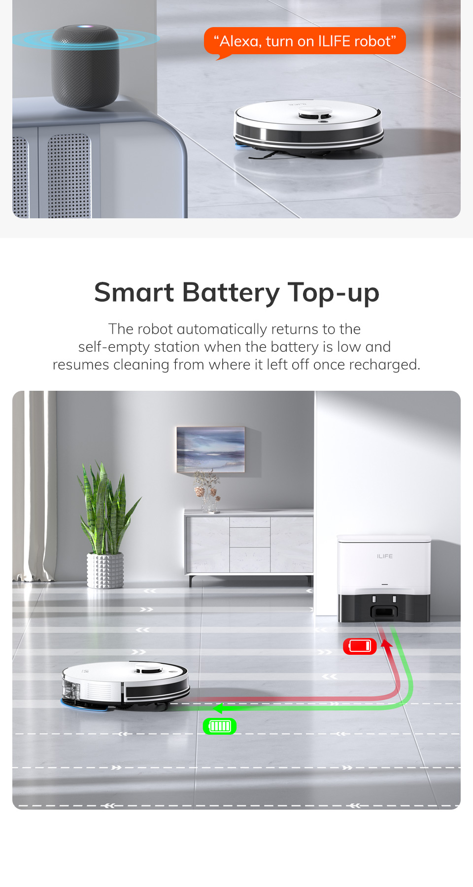 【NEW LAUNCH】ILIFE A30 Pro LDS Laser Navigation Smart Robot Vacuum Cleaner And Mopping 5000Pa ...