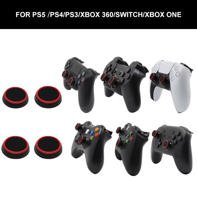 4Pcs Skeleton Thumbstick Caps for Xbox One/PS5/PS3/PS4/Switch pro ...