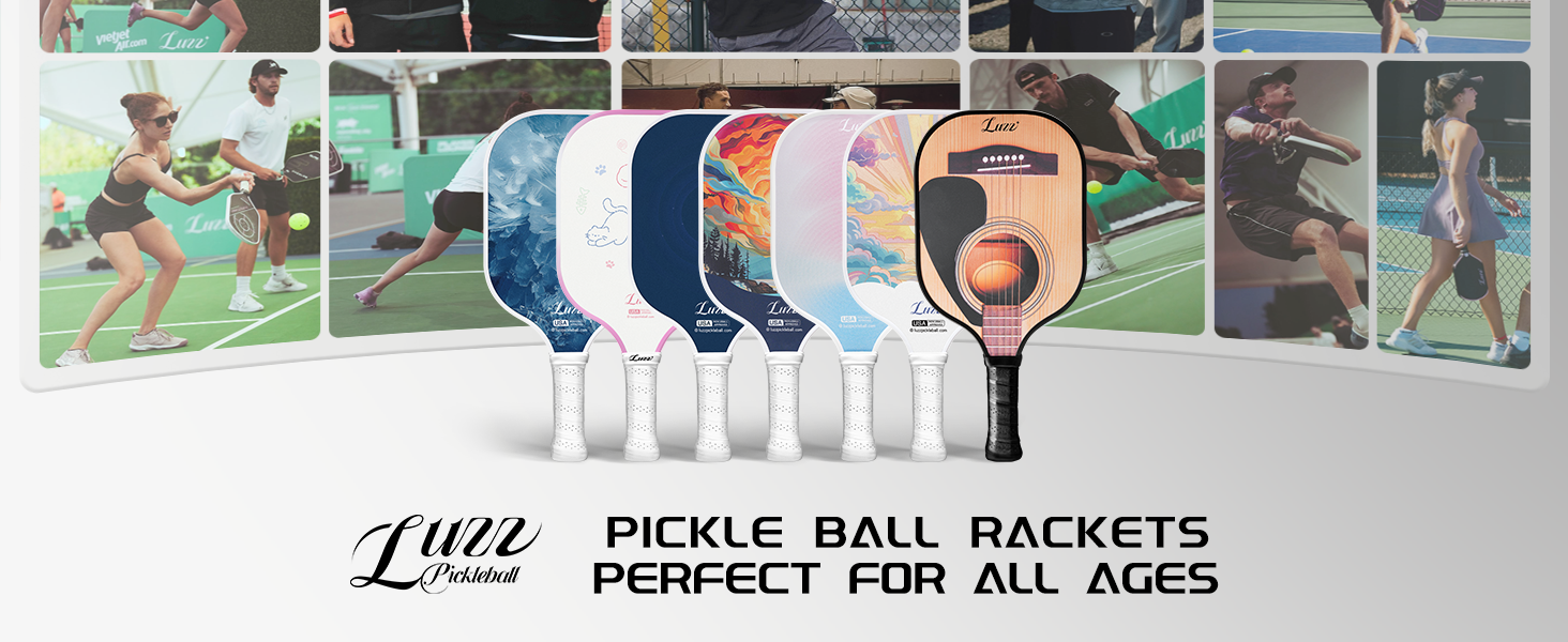 pickleball Luzz pickleball Paddle Dark Original Paddle (16mm) T700 ...